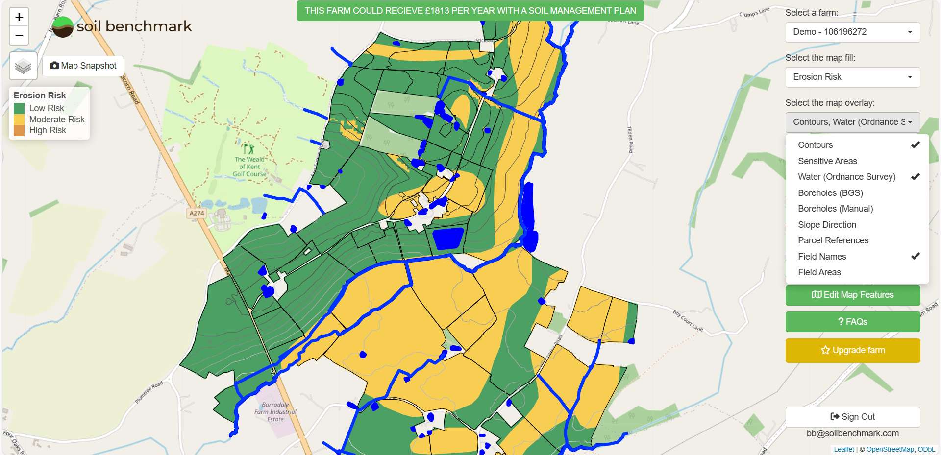 Soil Benchmark | Soil Management Plans for SFI