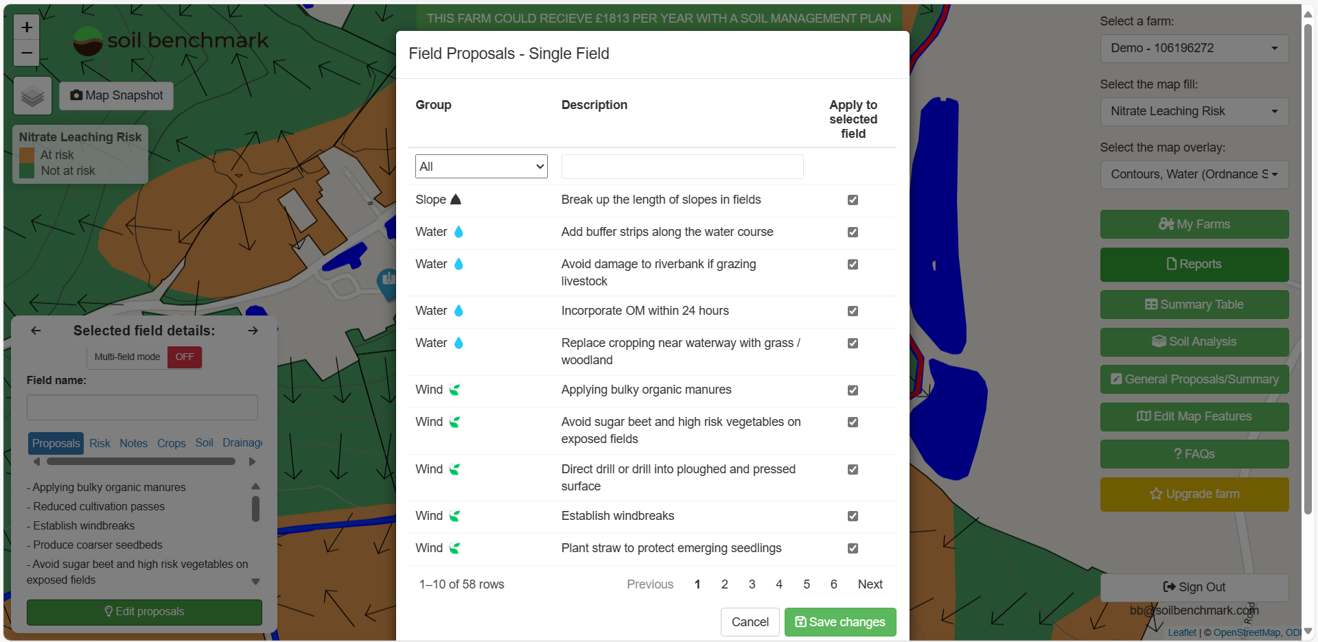 Soil Benchmark | Soil Management Plans for SFI