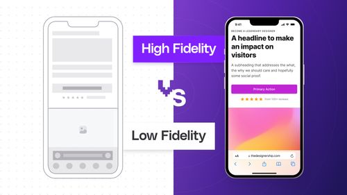 Low-Fidelity vs High-Fidelity Wireframes Explained