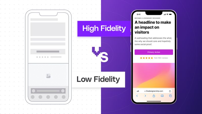 Low-Fidelity vs High-Fidelity Wireframes Explained