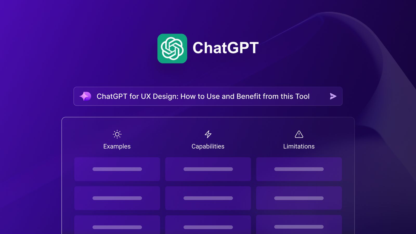 ChatGPT for UX Design: How to Use and Benefit from this Tool