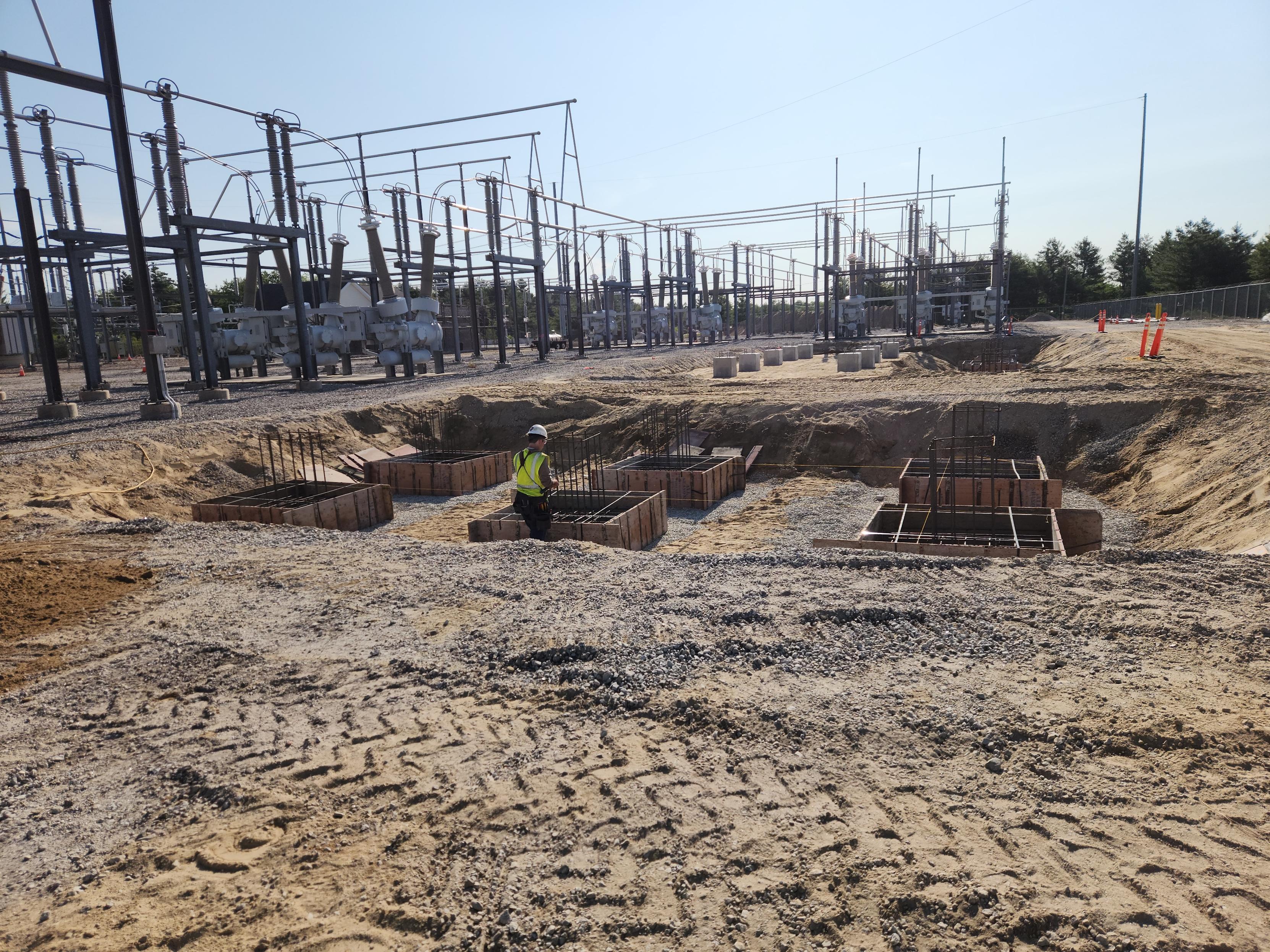 Amherst Substation | Form Up Foundations Project