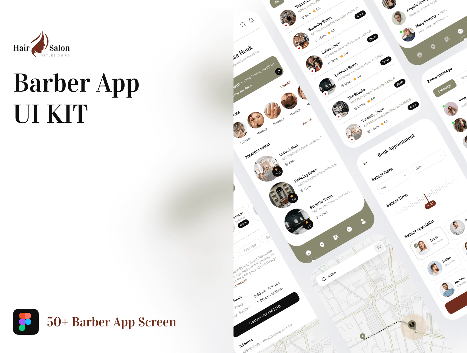 Hair Salon: Barber Appointment App UIKIT