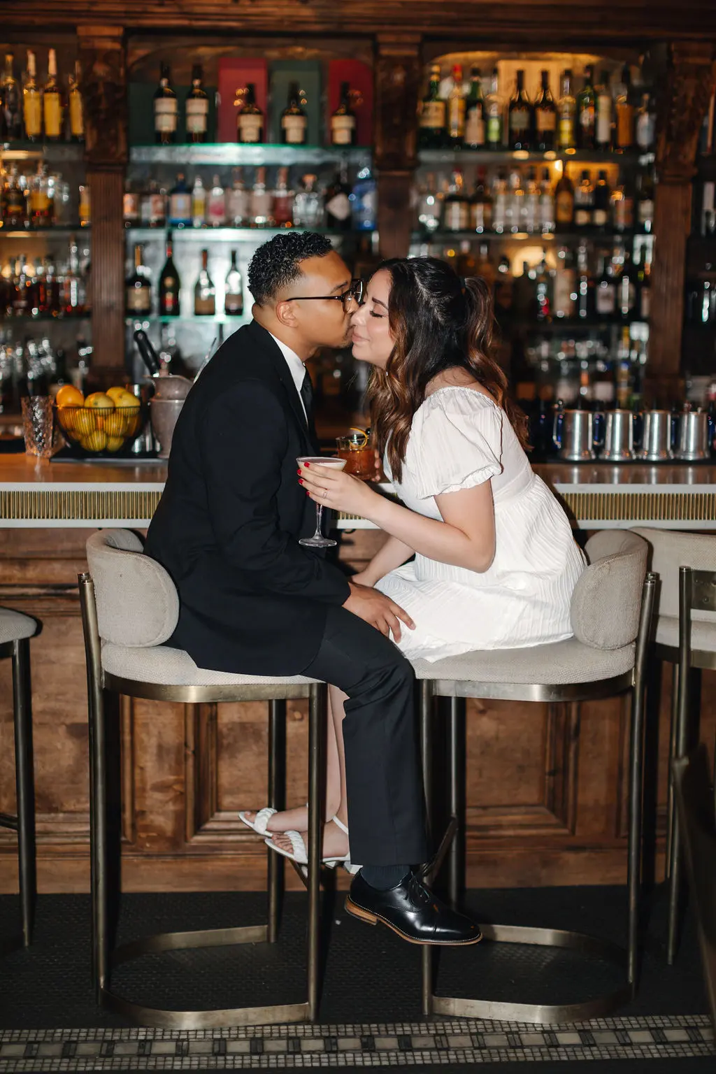 Capturing Arizona Luxury Bar Engagement Photos