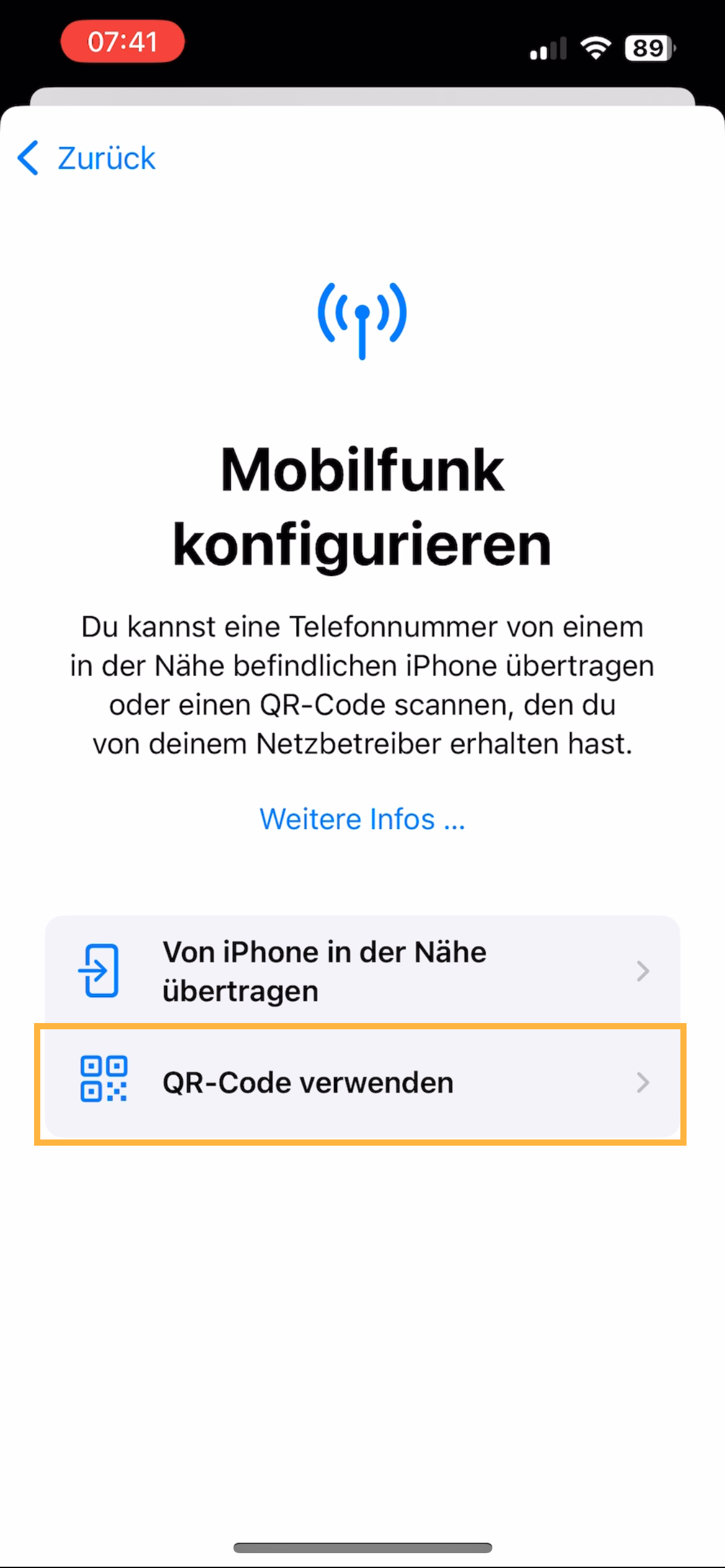 Wie aktiviere ich eine eSIM auf dem iPhone 12 Pro?