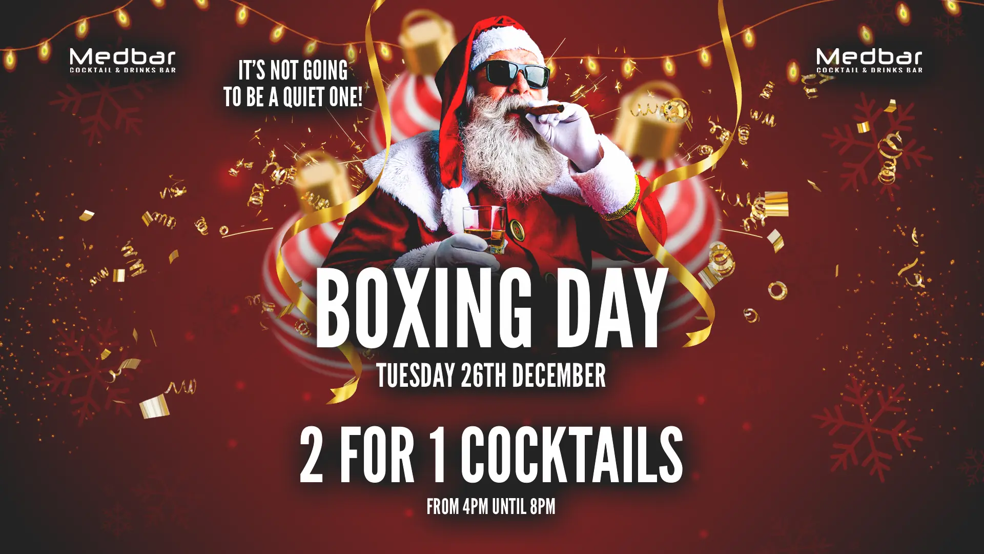 Boxing Day Party! | Medbar Southampton