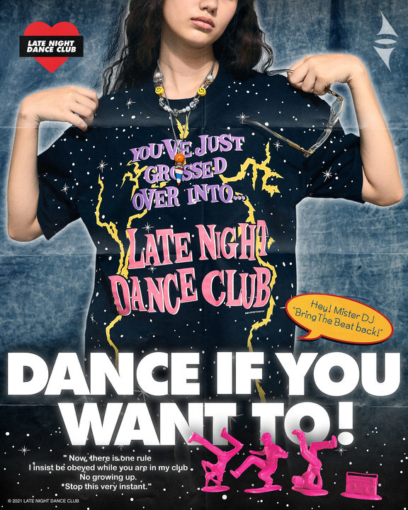 Late Night Dance Club ผนึกความหลงไหลของราตรีบรรจุลงในเสื้อผ้า