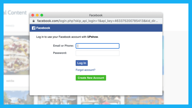 How to Create and Connect Your Instagram Business Account to UPshow
