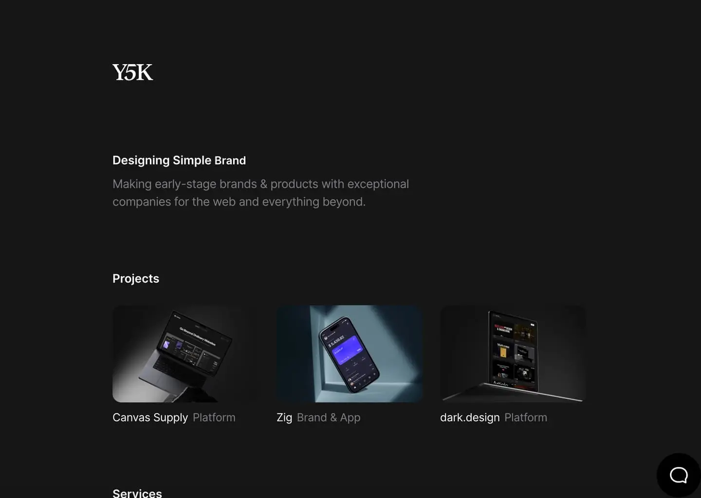 Y5K | Narrow Labs Web Design Inspiration
