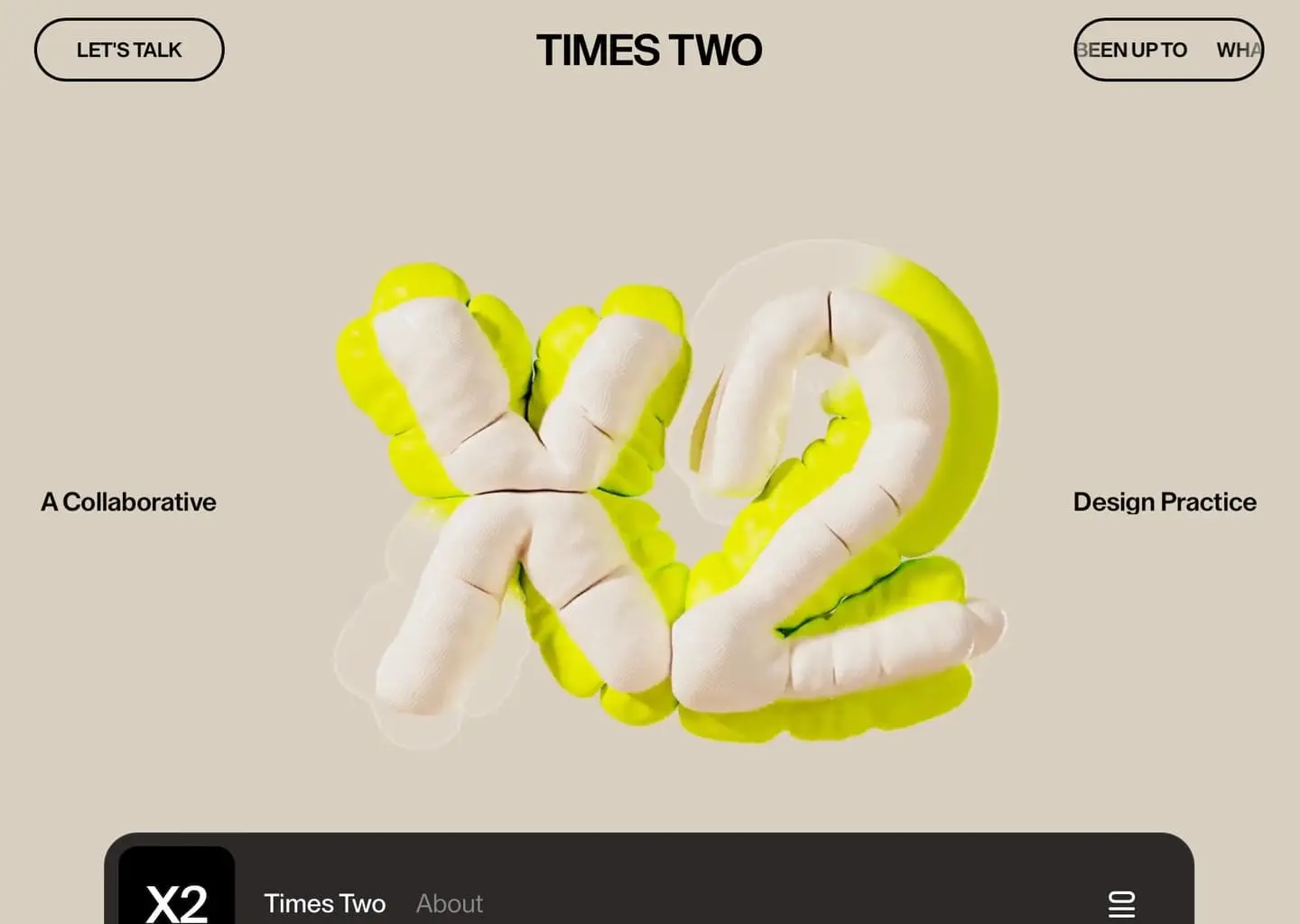 Times Two | Narrow Labs Web Design Inspiration