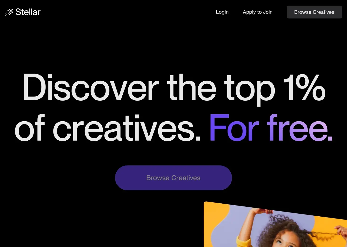 Stellar | Narrow Labs Web Design Inspiration