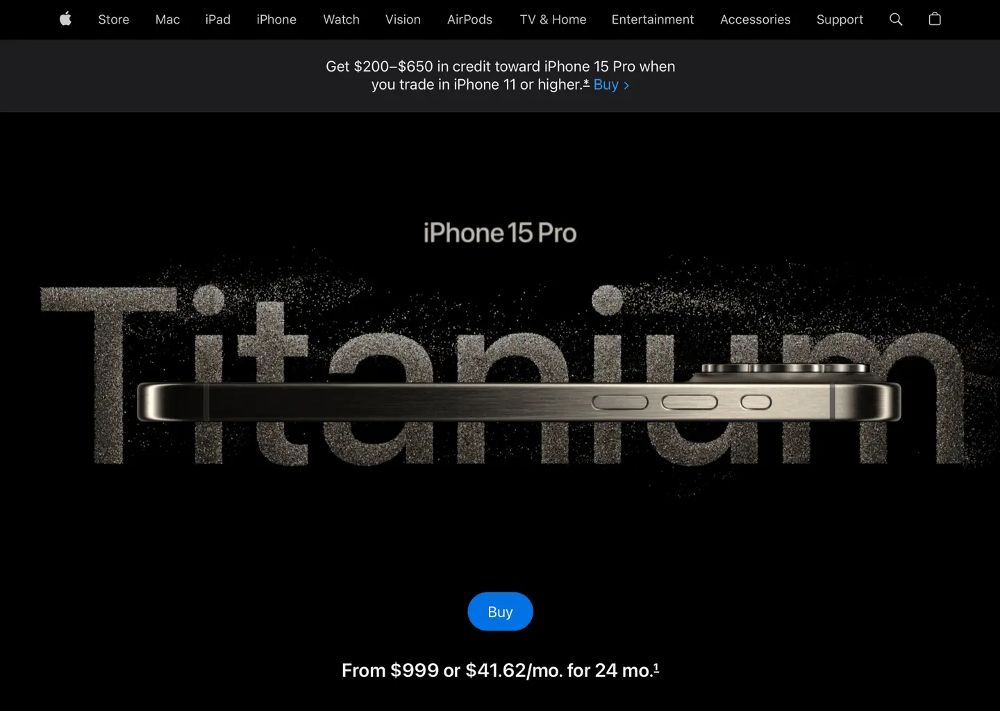 iPhone 15 Pro | Narrow Labs Web Design Inspiration