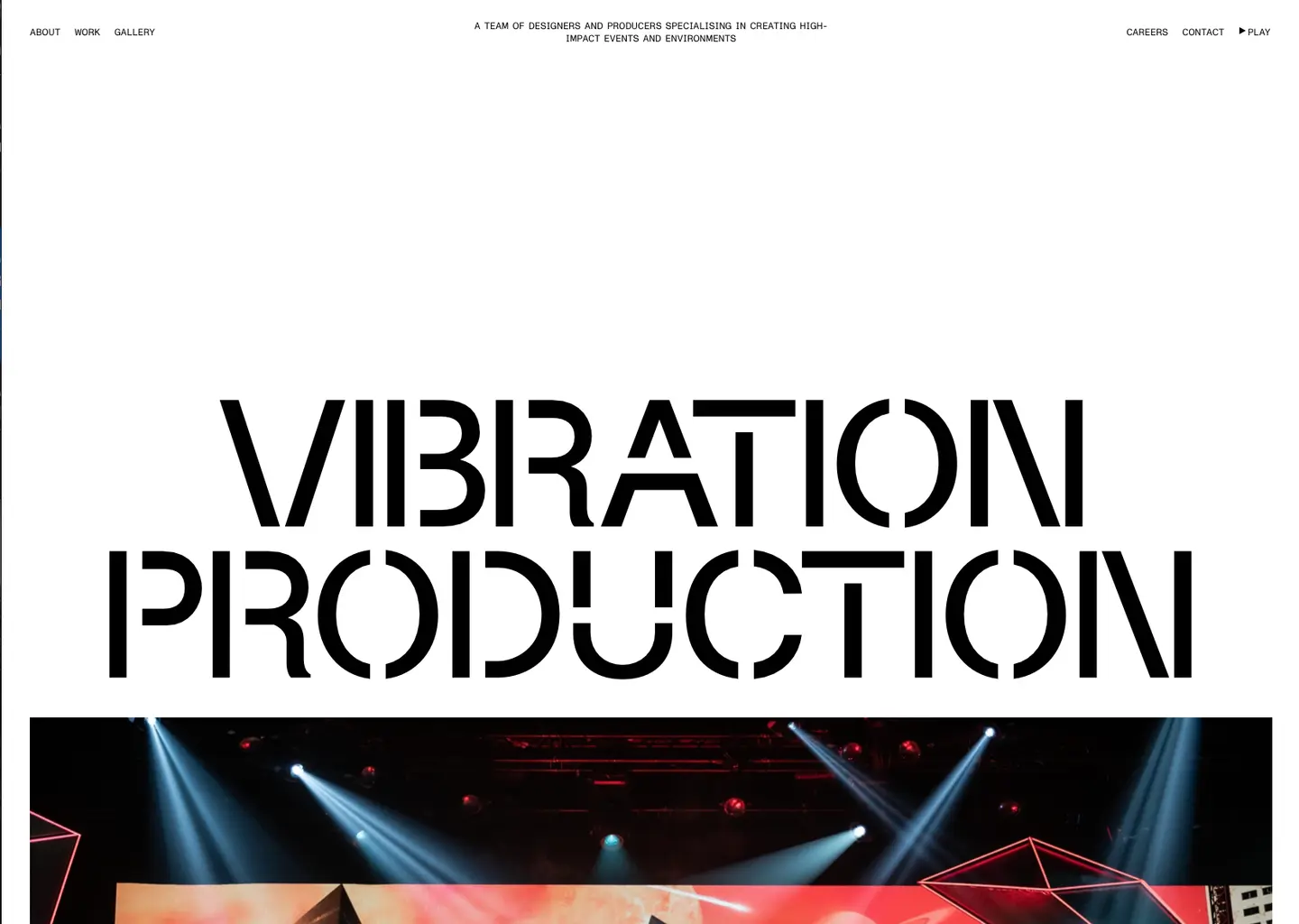 Vibration Production | Narrow Labs Web Design Inspiration
