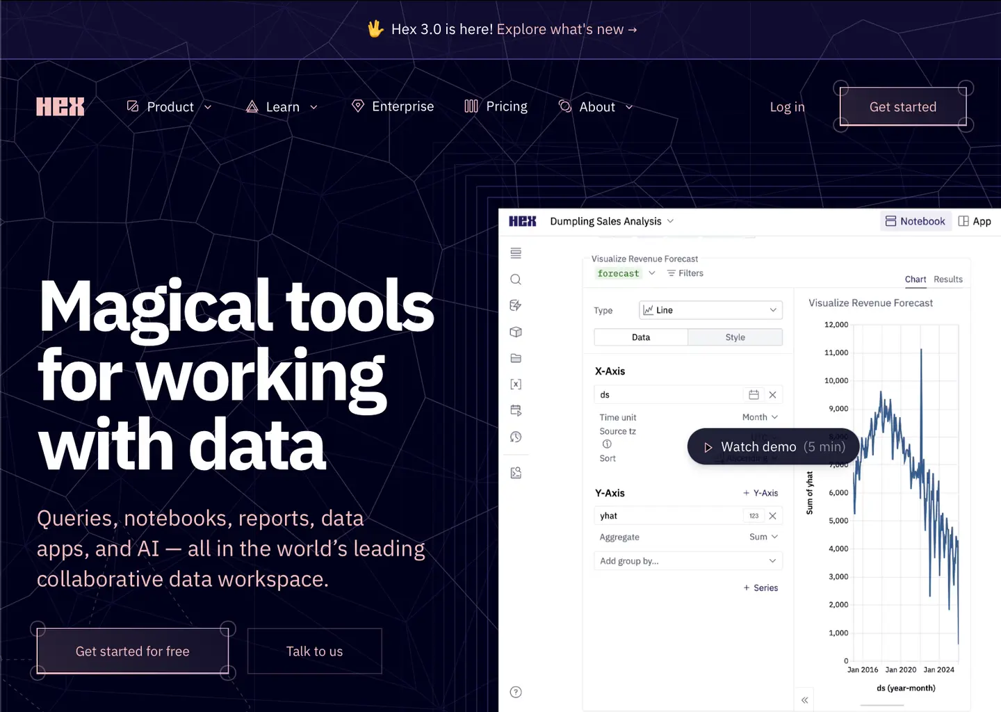 Hex | Narrow Labs Web Design Inspiration