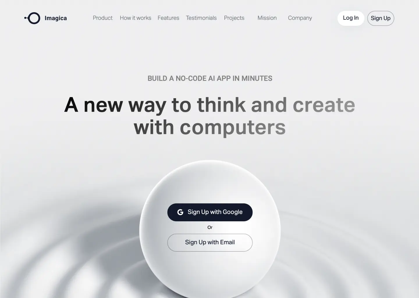 Imagica | Narrow Labs Web Design Inspiration