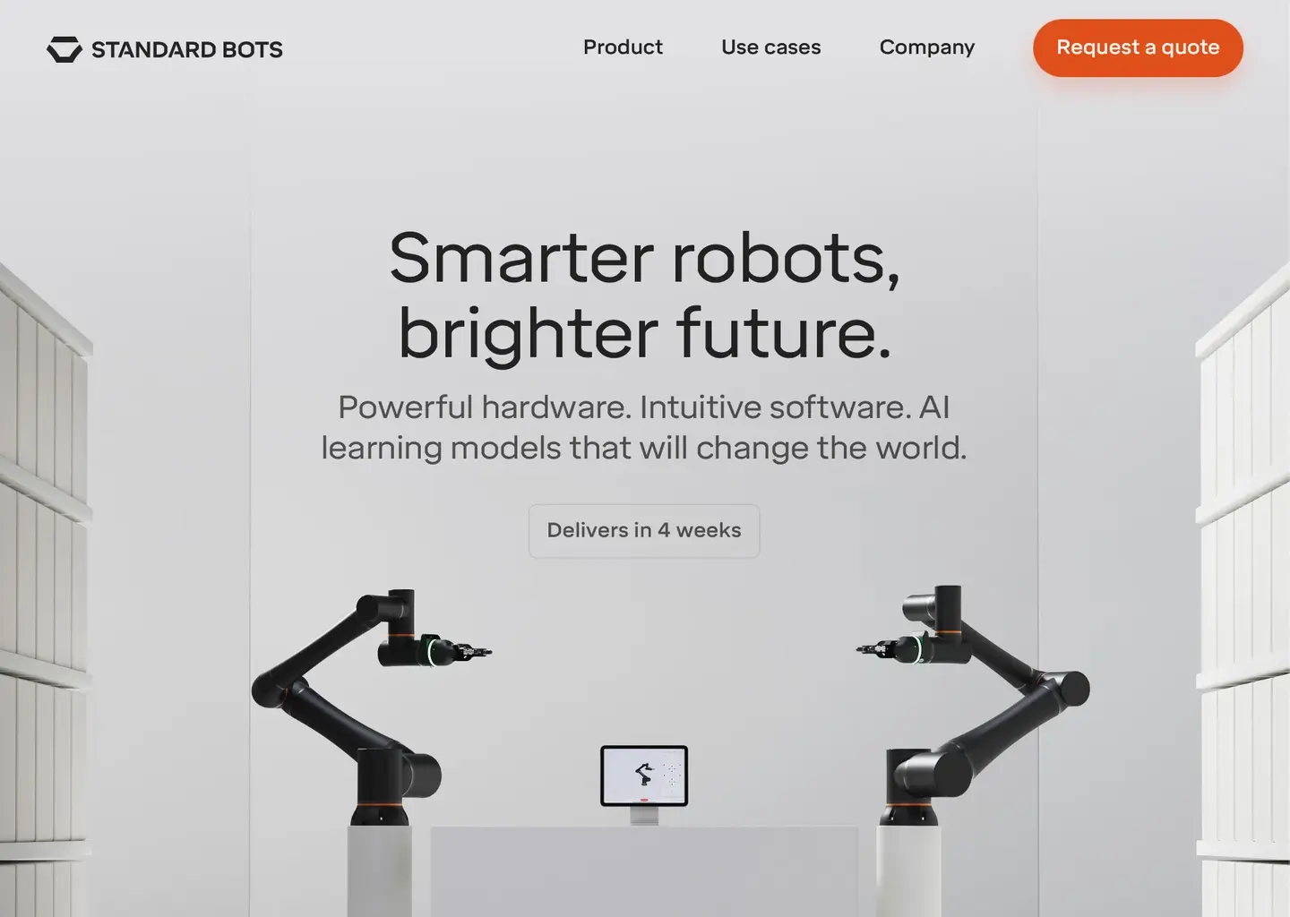 Standard Bots | Narrow Labs Web Design Inspiration