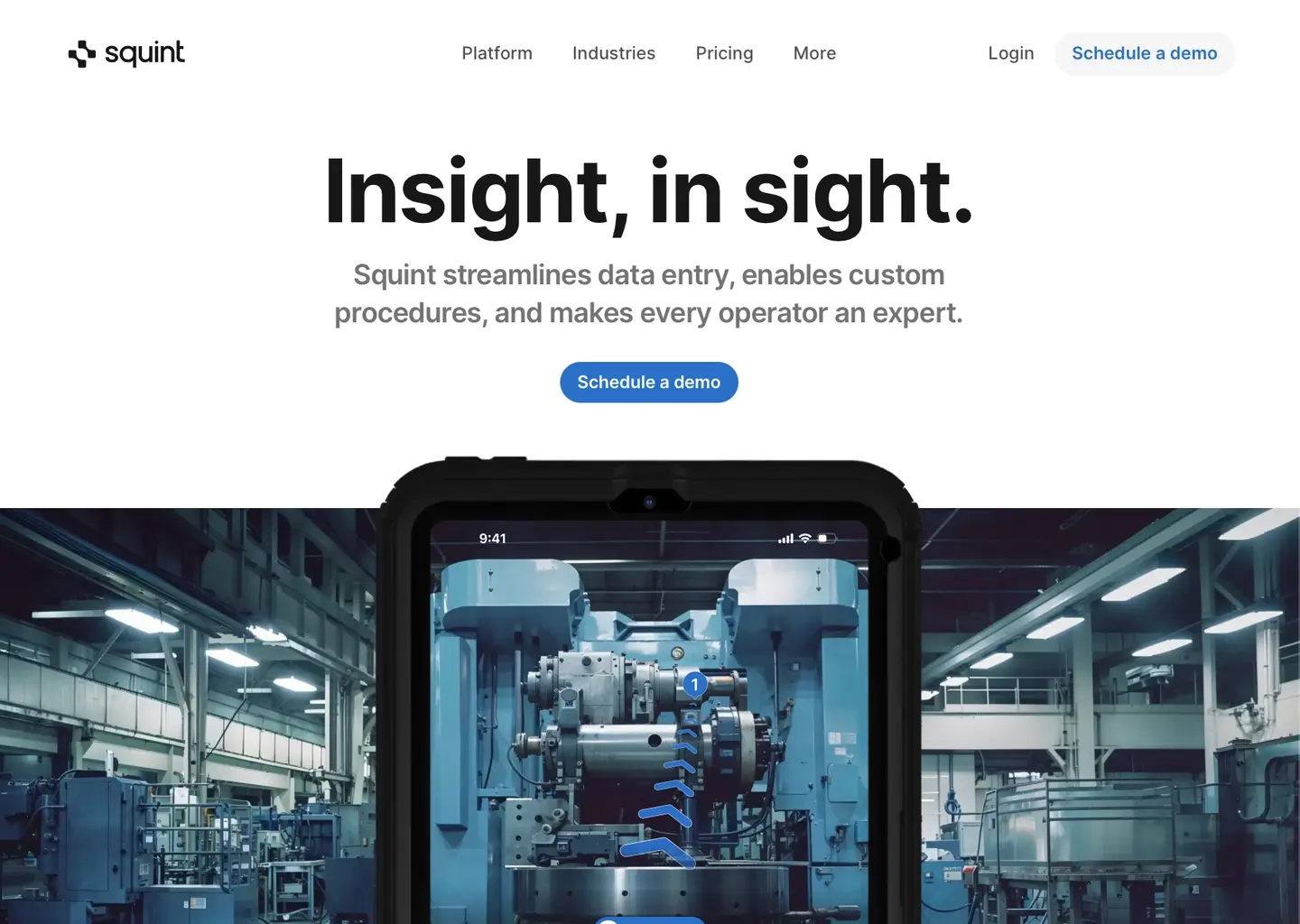 Squint | Narrow Labs Web Design Inspiration