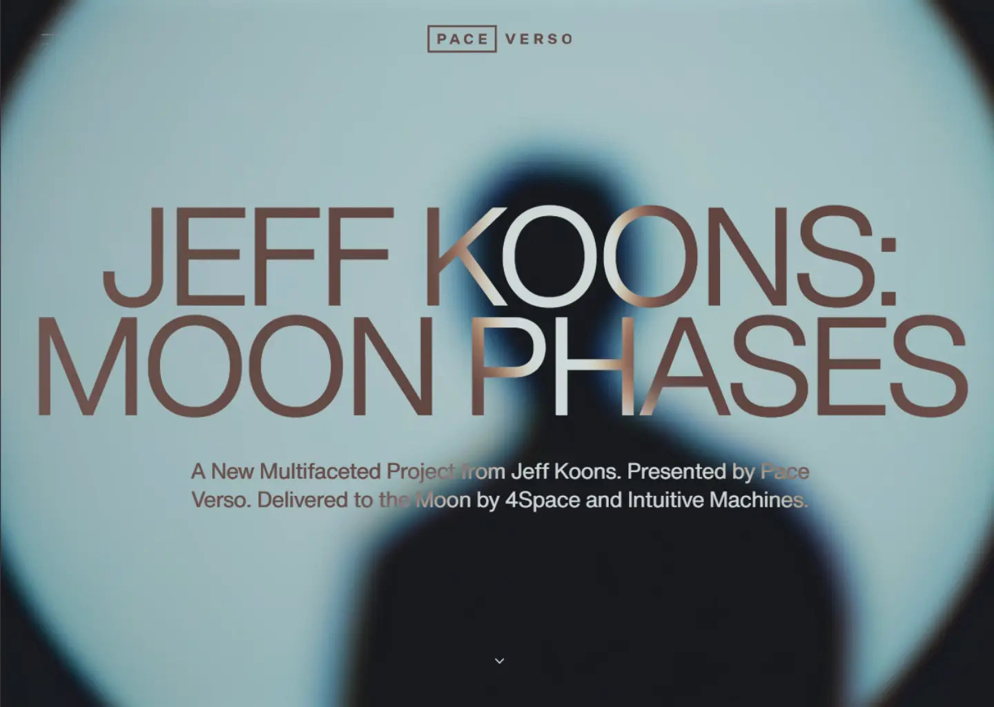 Jeff Koons Moon Phases | Narrow Labs Web Design Inspiration