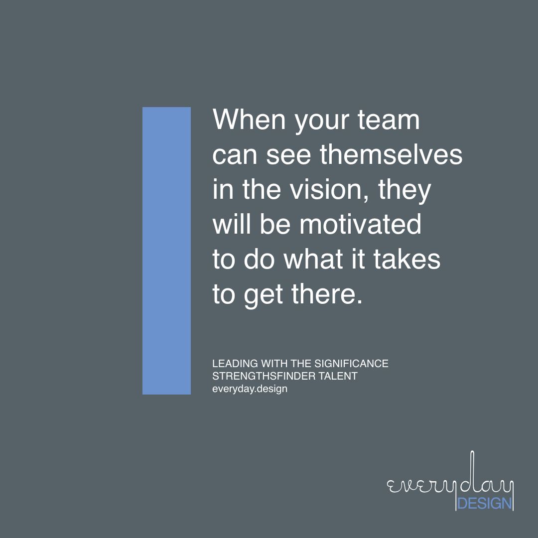 Leading with the Significance StrengthsFinder Talent - Everyday Design