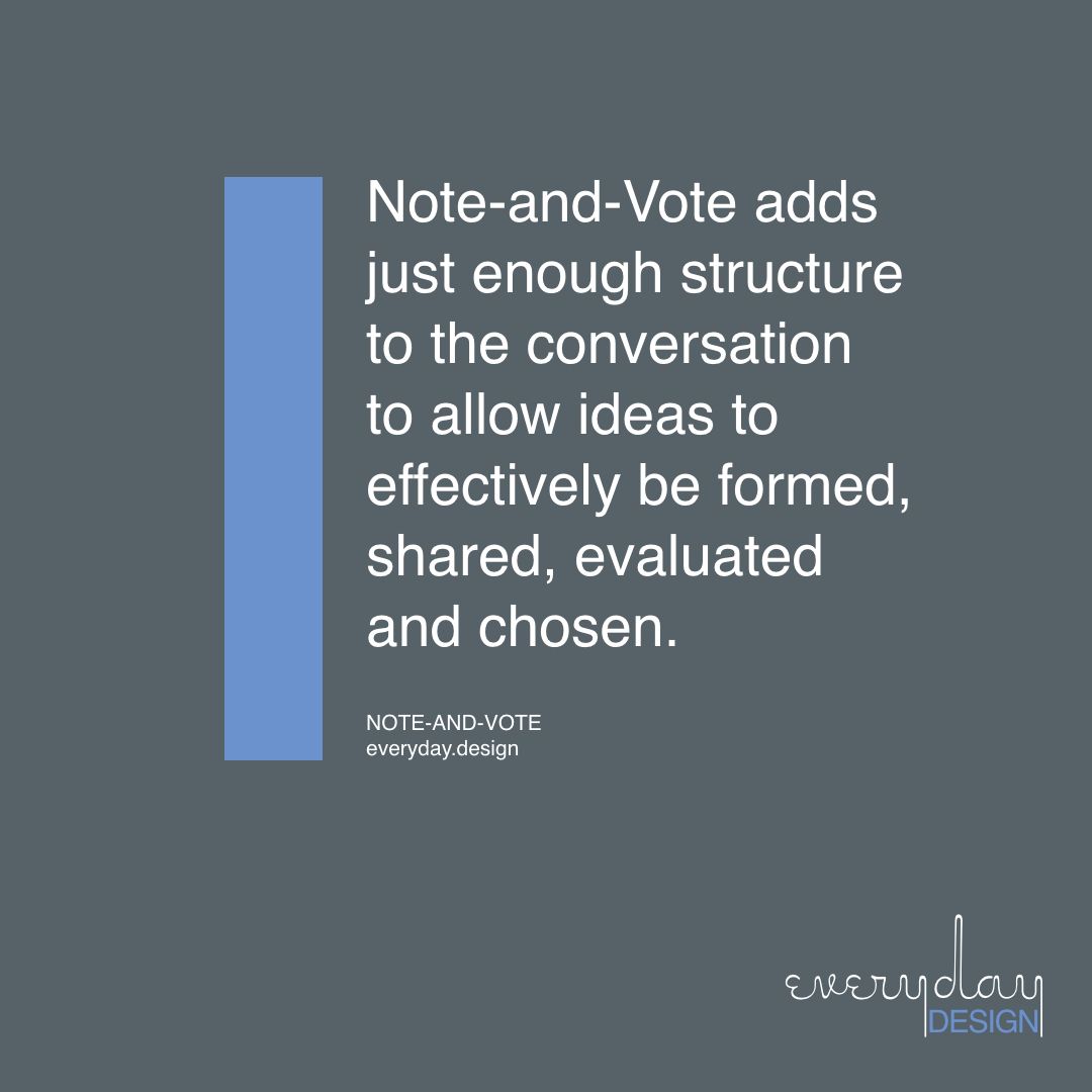 Note-and-Vote - Everyday Design