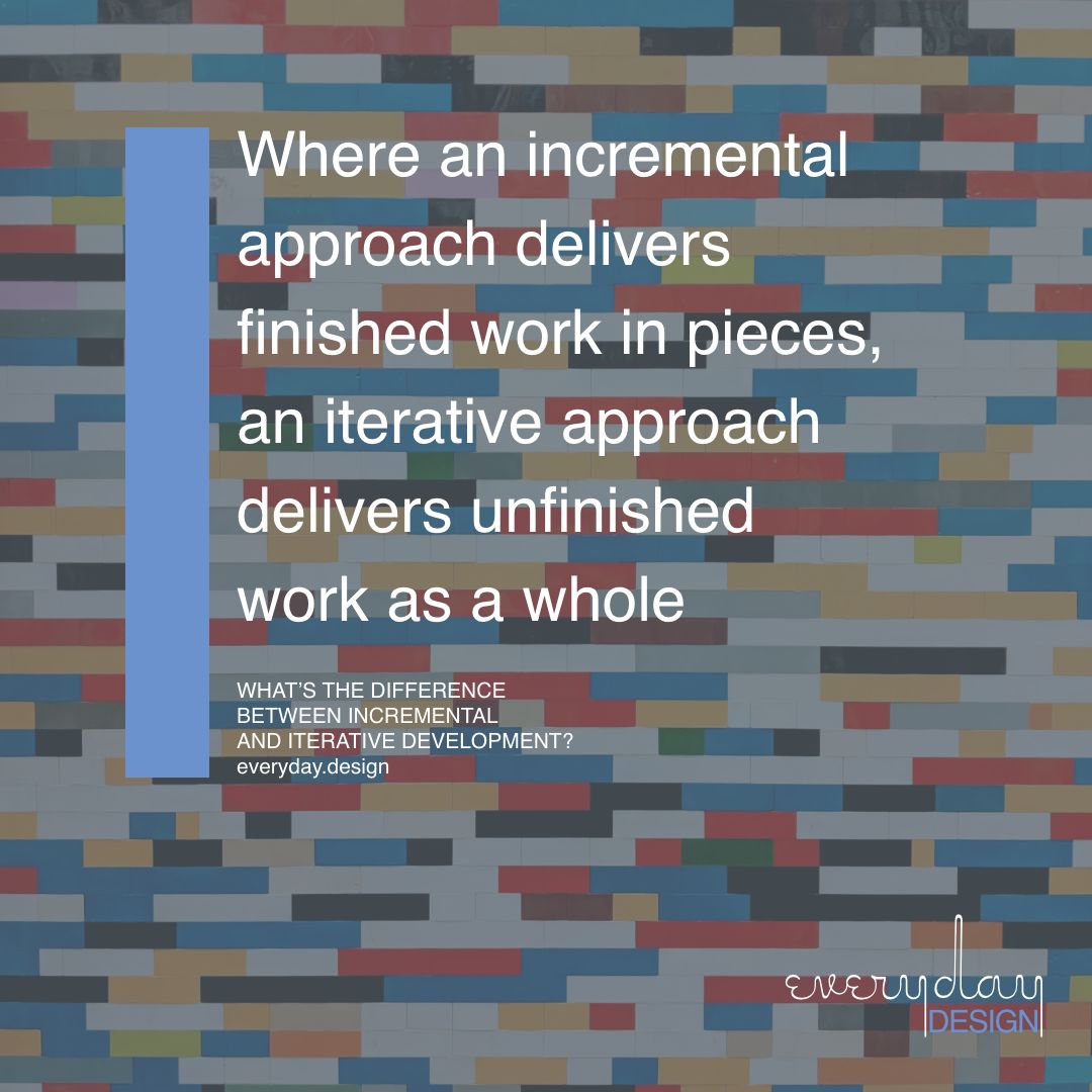 What's the difference between incremental and iterative development ...