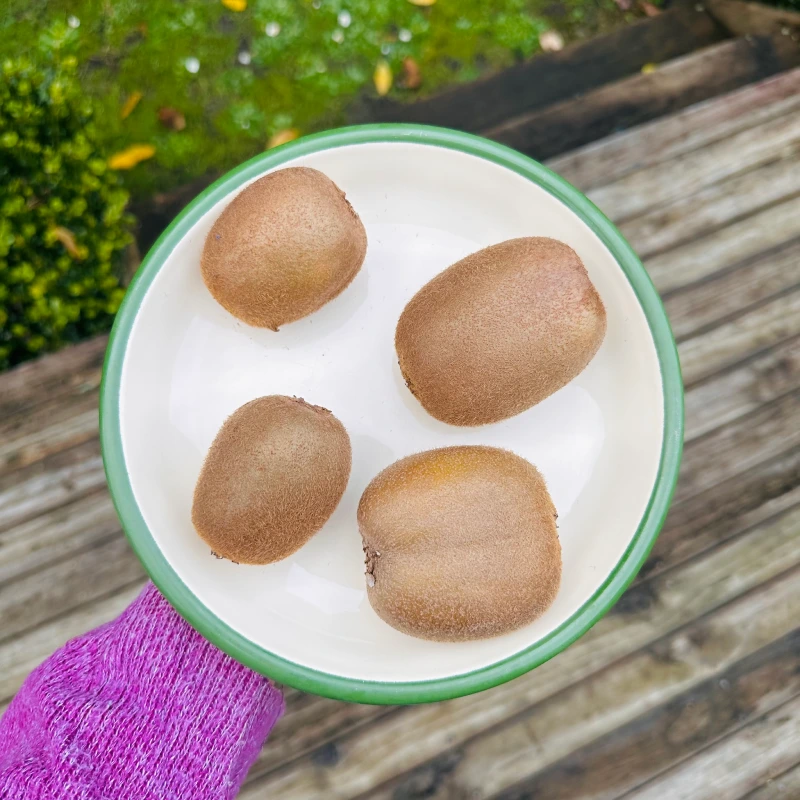 How To De-Fuzz A Kiwifruit | Wonky Blog