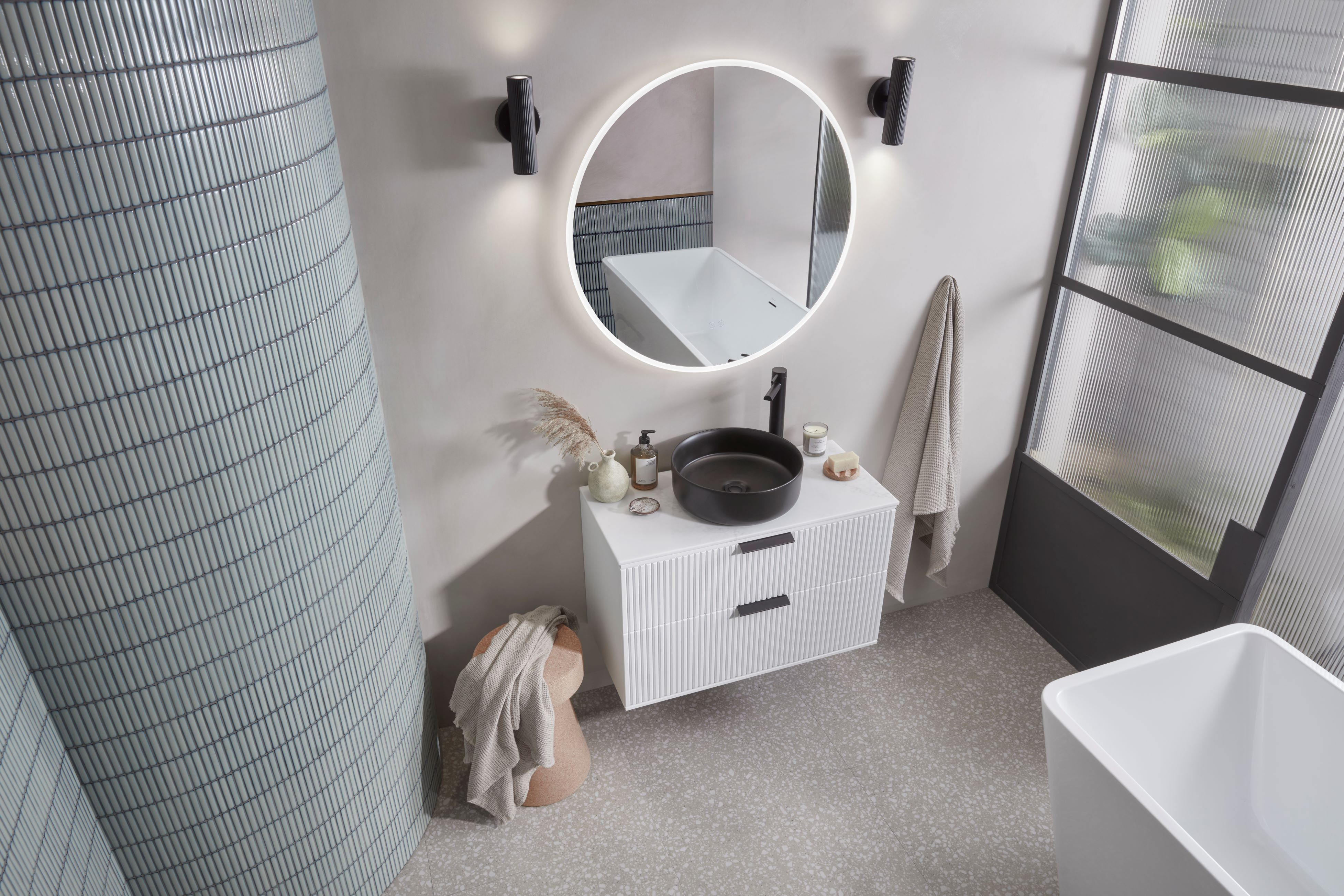 Scheme Fluted Vanity Units