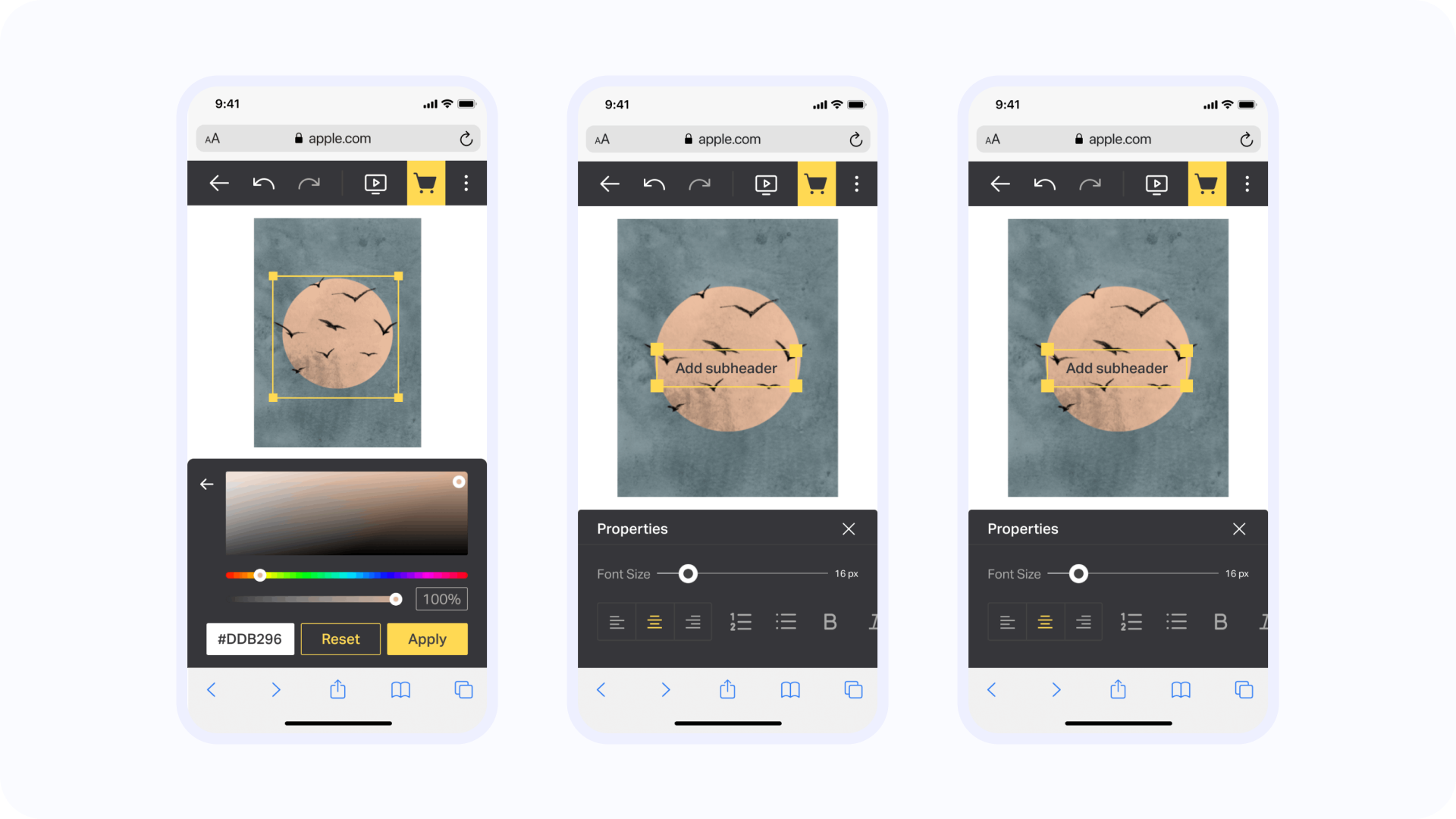 Web Editor UI Design - Springs Case Study