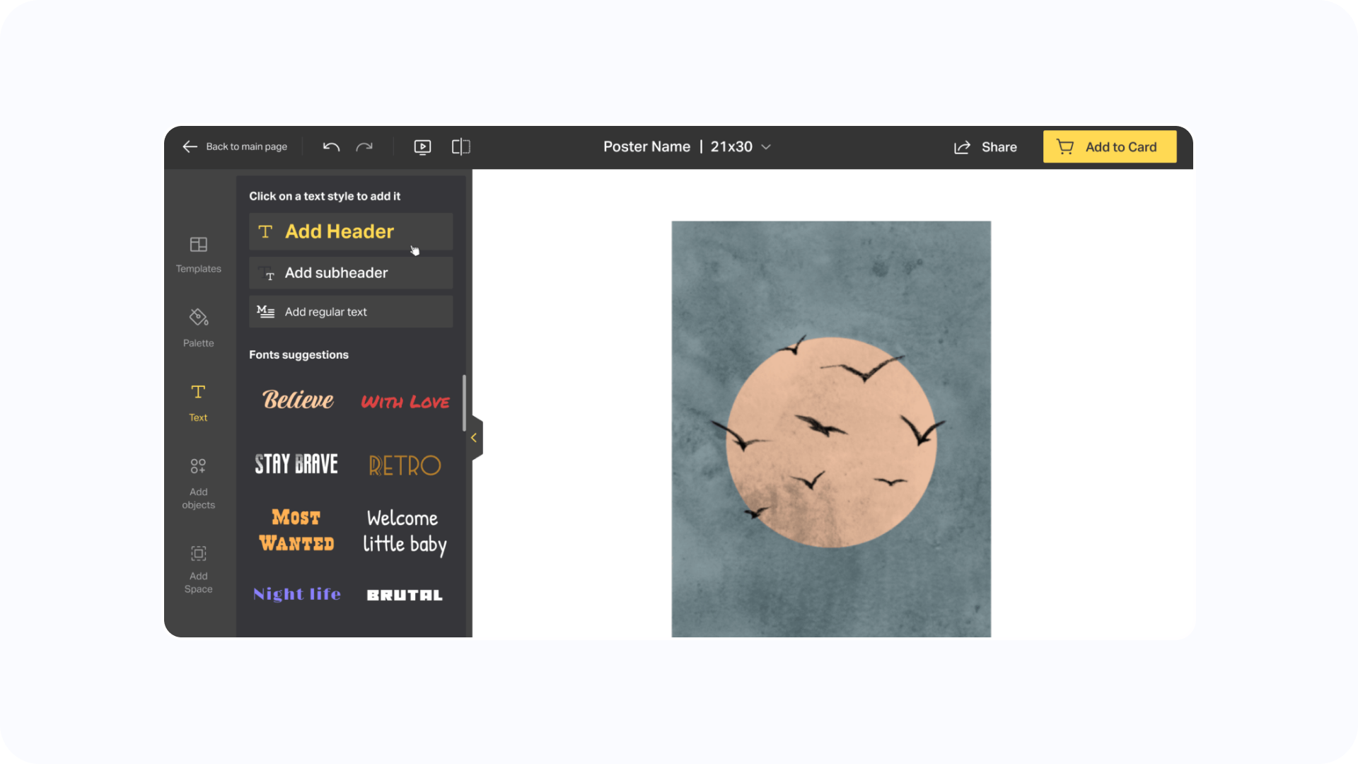 Web Editor UI Design - Springs Case Study