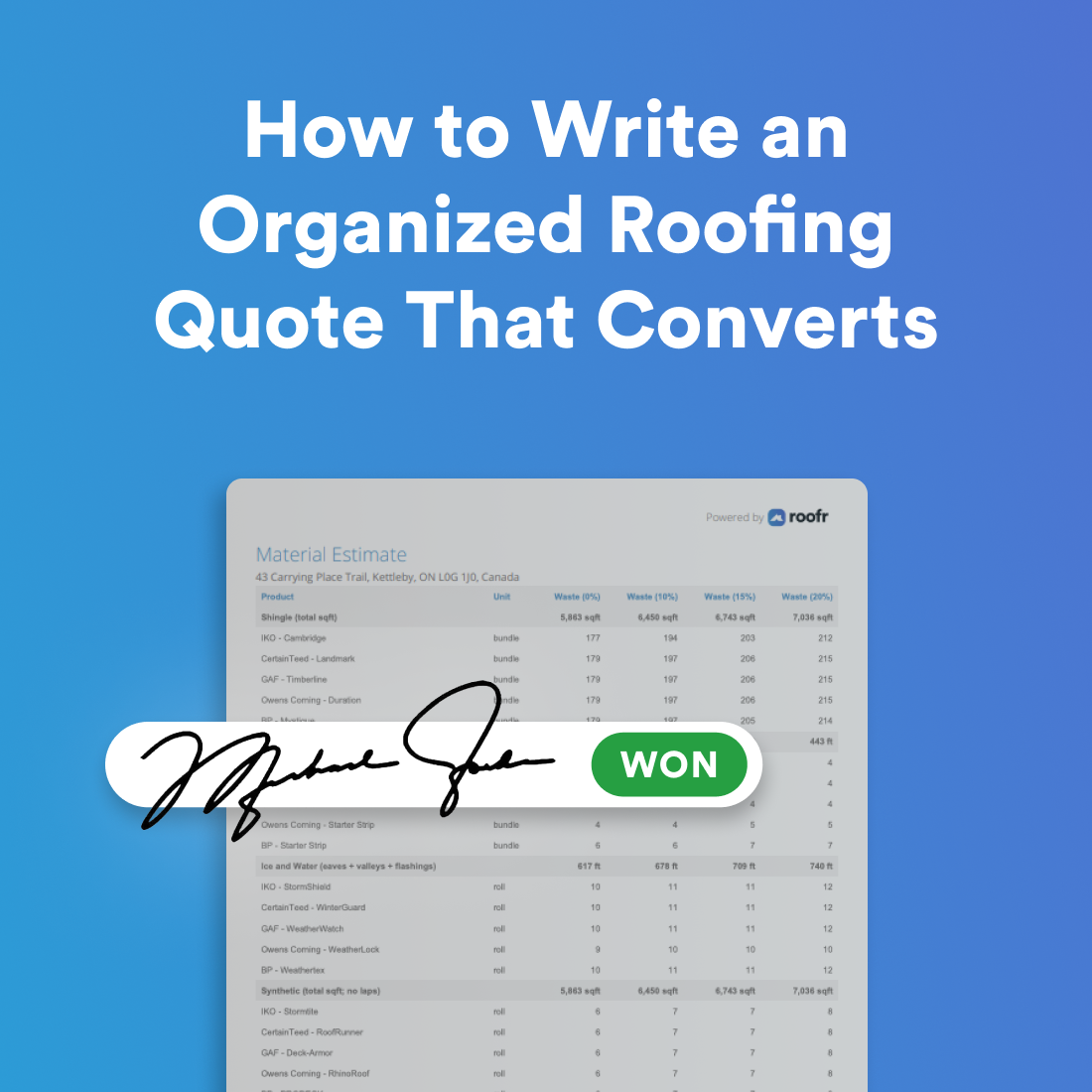 How To Quote A Roofing Job | Roofr