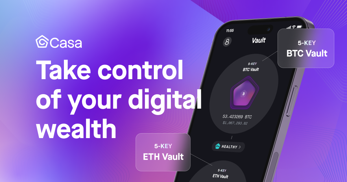 Casa | Secure Storage for Bitcoin and Ethereum