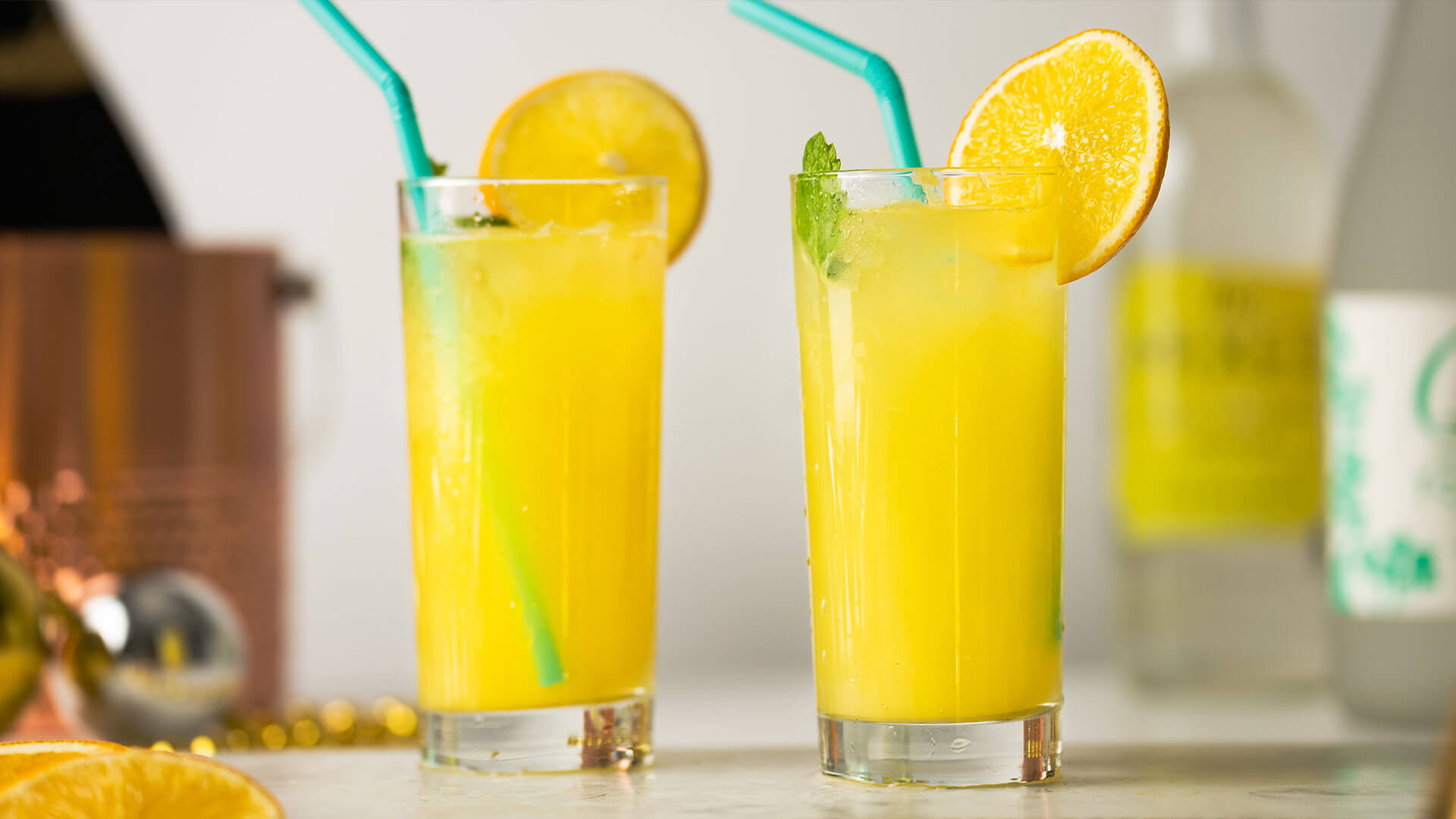 Orange Mocktail Recipe | New Year's Eve Holiday Party Beverage | Non ...