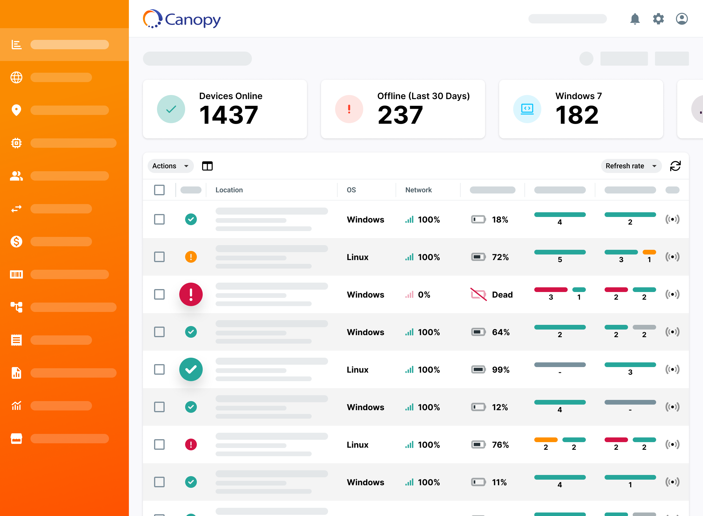 Network Monitoring Software | Monitor - Canopy