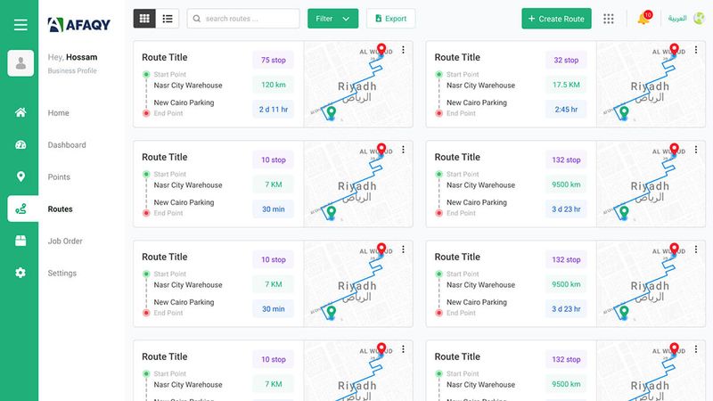 Route - Achieve Higher Transparency With Your Fleet