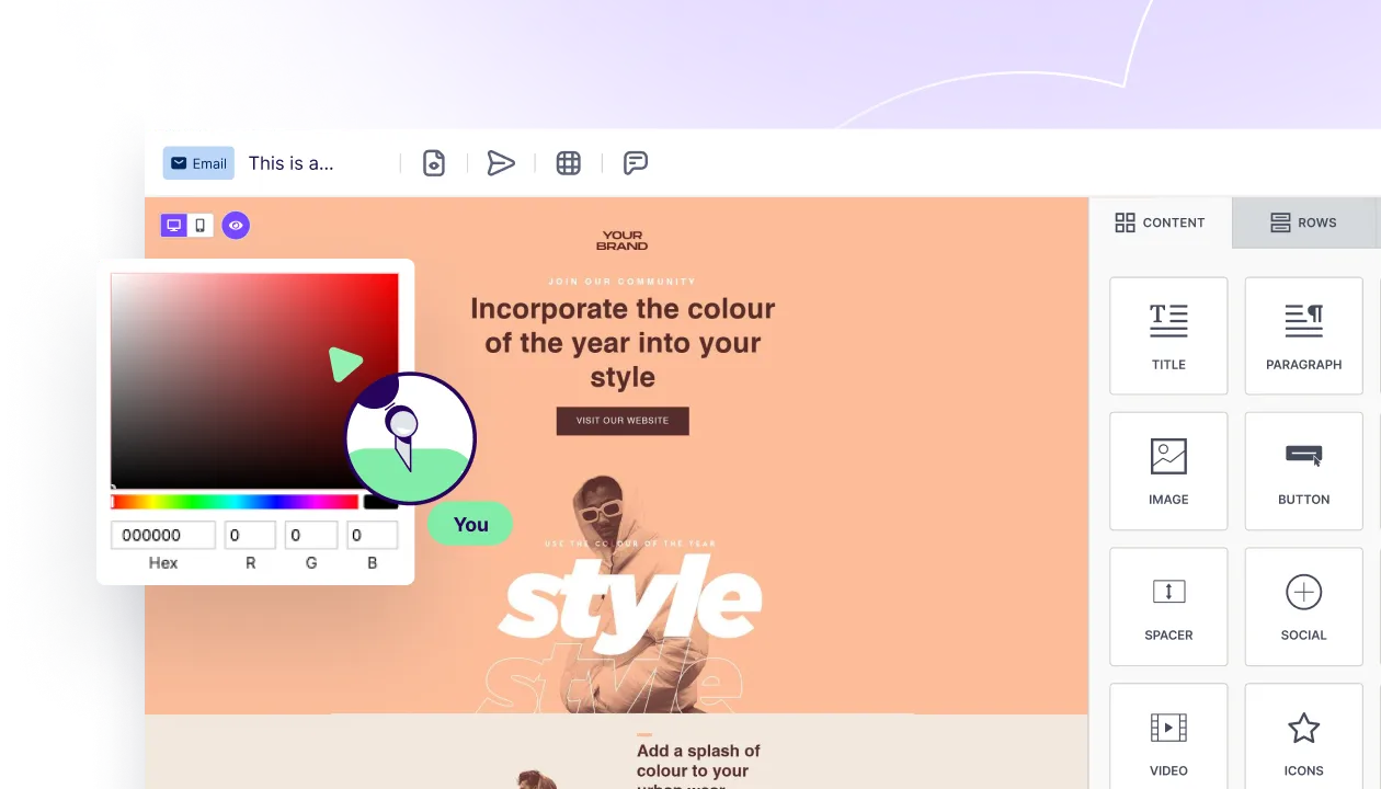 Responsive HTML Email Builder for Designers | Beefree