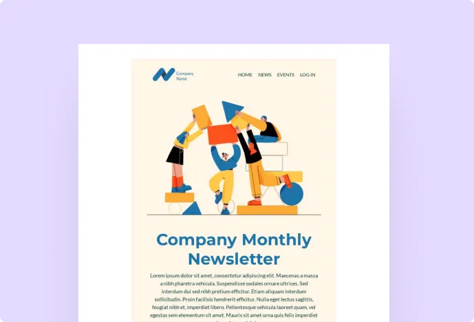 HTML Email Builder for HR Communications | Beefree