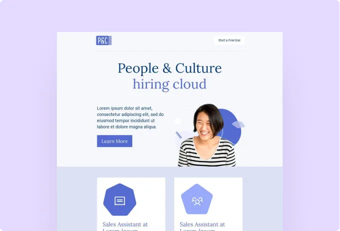 HTML Email Builder for HR Communications | Beefree