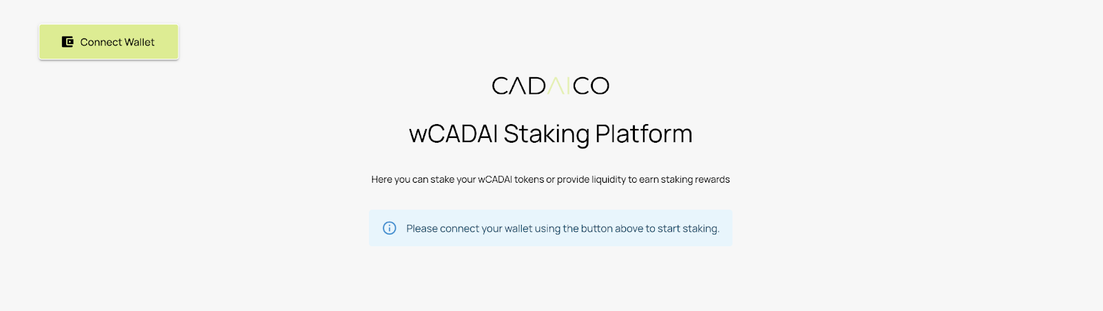CADAICO | CADAI Staking Platform: How-To