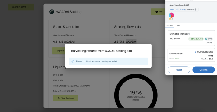 CADAICO | CADAI Staking Platform: How-To