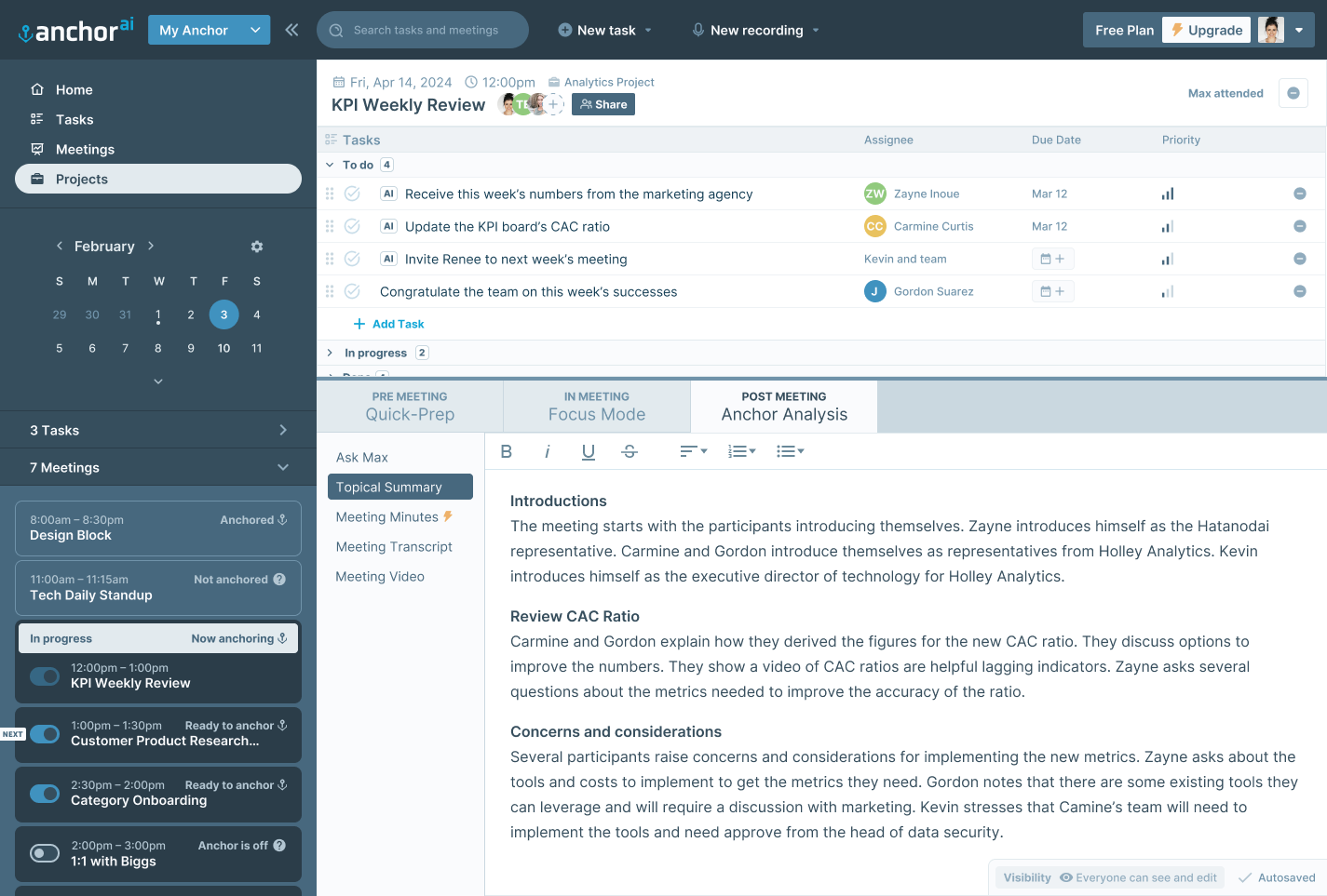 Anchor AI - Your Personal AI Project Manager