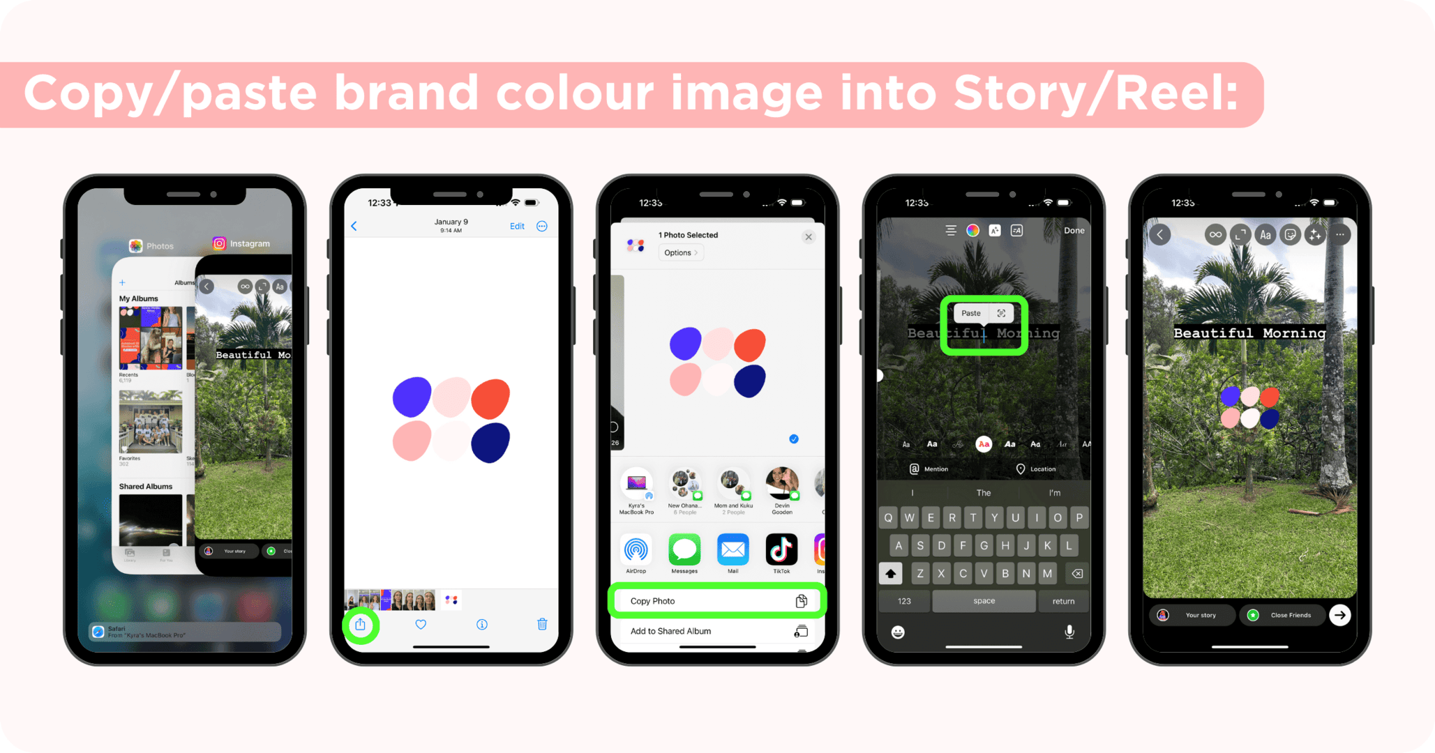 How to Add Brand Colors to Your Text in Instagram Stories and Reels
