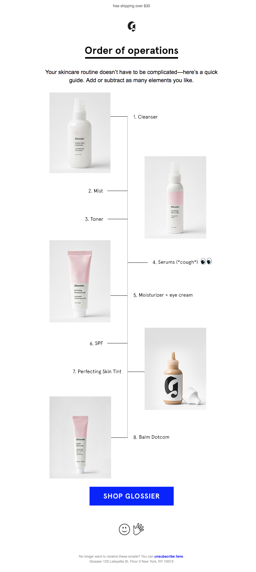 How Glossier Built a Beautiful New Product Email Campaign