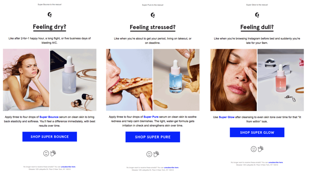 How Glossier Built a Beautiful New Product Email Campaign