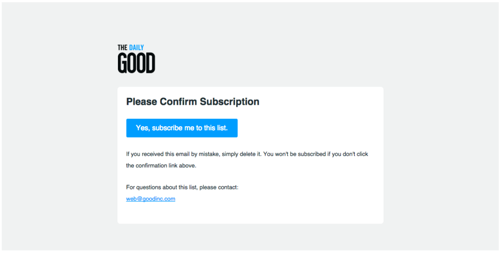 5 Subscription Confirmation Email Best Practices and Examples