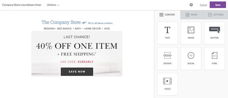 Tutorial: How to add a countdown timer in email