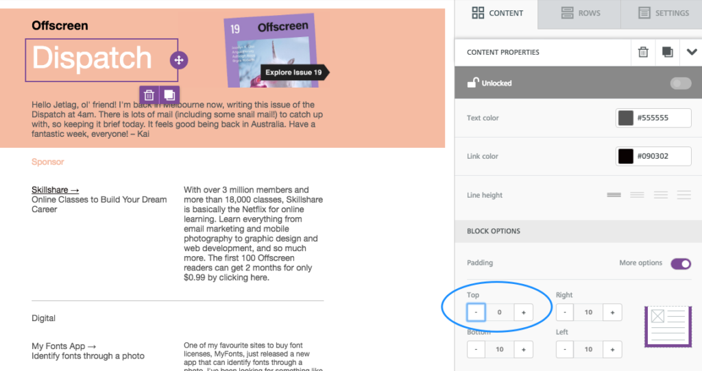 Tutorial: How to Create a Color Blocking Email