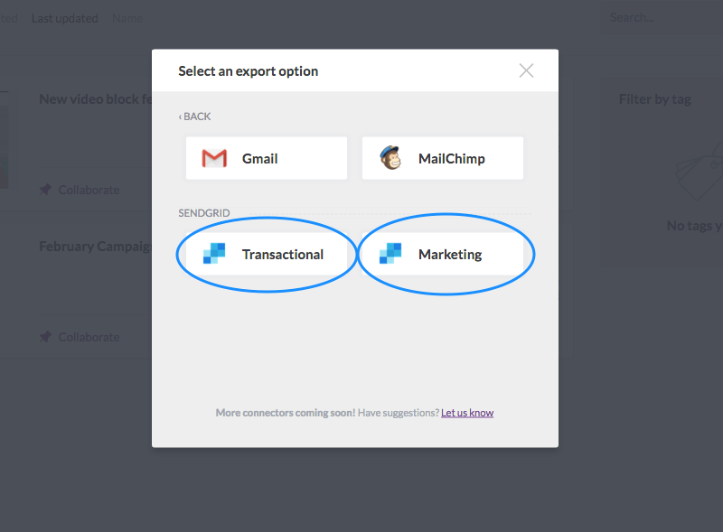 The BEE SendGrid Connector