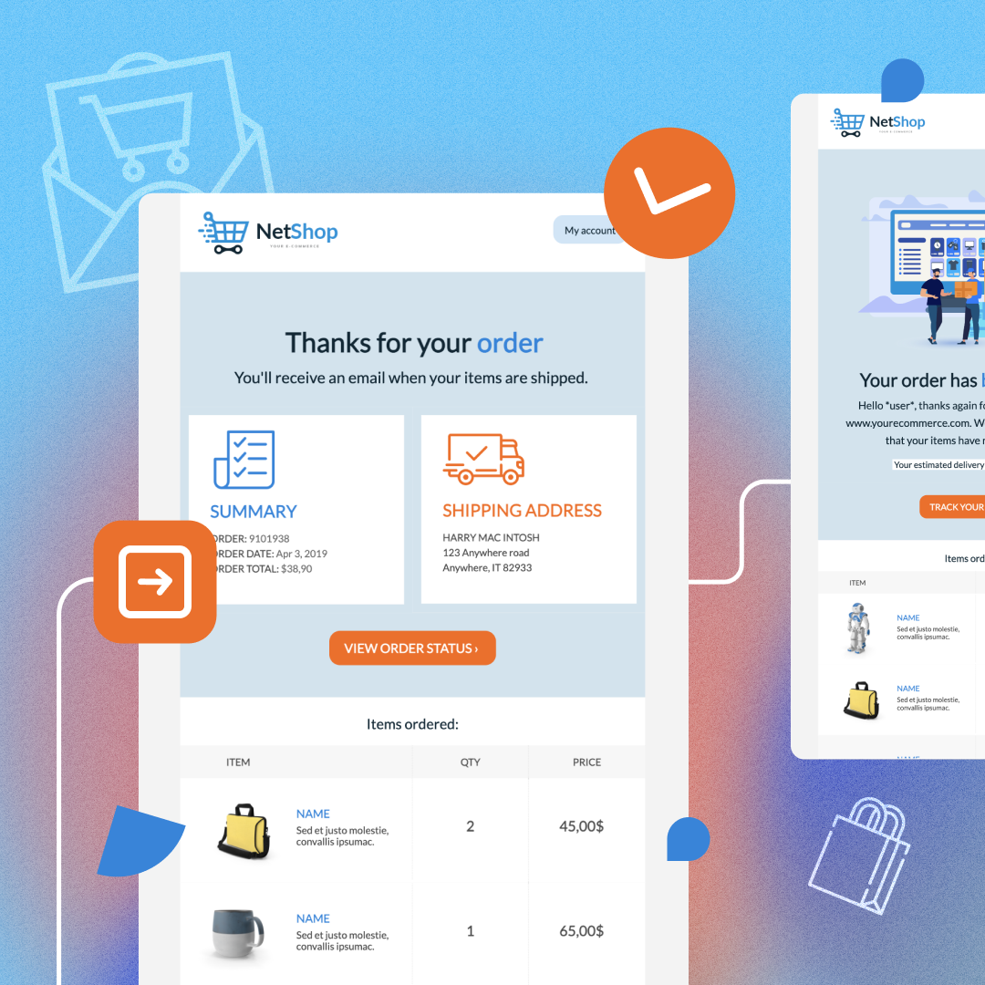 How To Create Order Confirmation Emails For Repeat Sales
