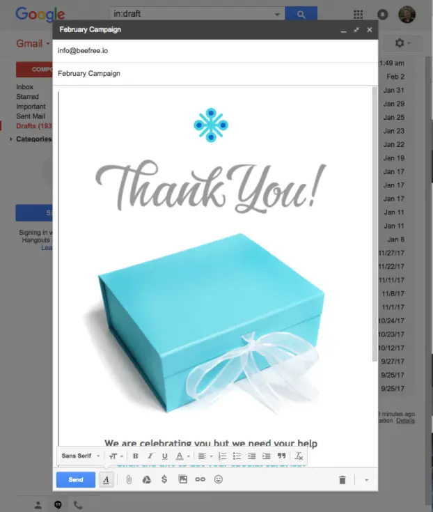 Tutorial: How to Use the Beefree Gmail Connector