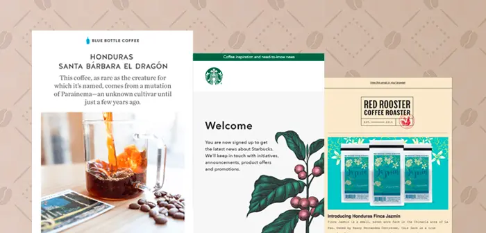 Coffee Industry Emails With Well-Brewed Designs